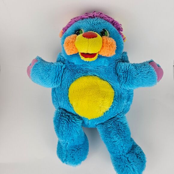 Mattel | Toys | Vintage 986 Popples Stuffed Animal Plush Toy Rare Plushies Blue Popple Tcfc ...